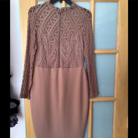 ASOS | Dresses | Skin Color Lace Dress | Poshmark
